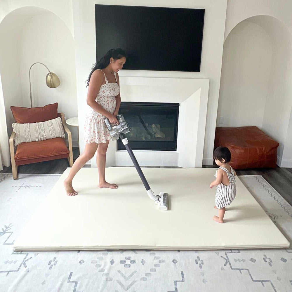 Wunderkids EZ Cover - Reversible Baby Play Mat Cover | Wipe Clean